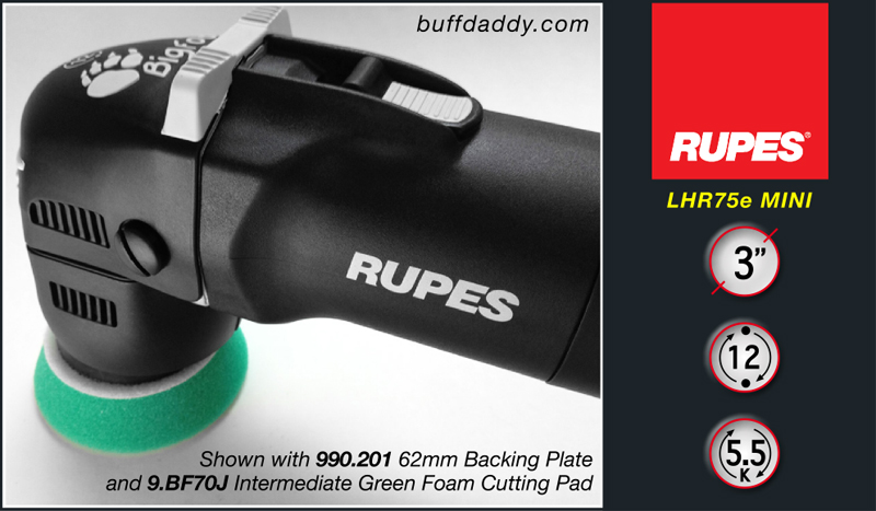 Rupes BigFoot MINI 3" Random Orbital Polisher